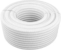 Decoduct 20mm PVC Corrugated Pipe DPL2 – 50M Roll White/Black – RIMAL ...