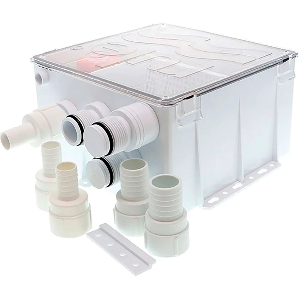 RULE M98B Shower Drain System – Multi-Port Inlet – 12V Marine Pump ...